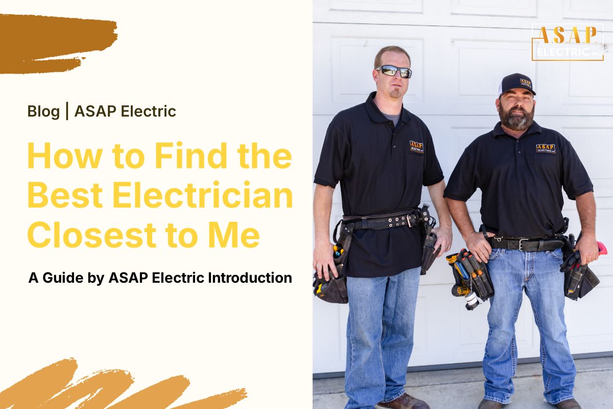 Find electrician near me store